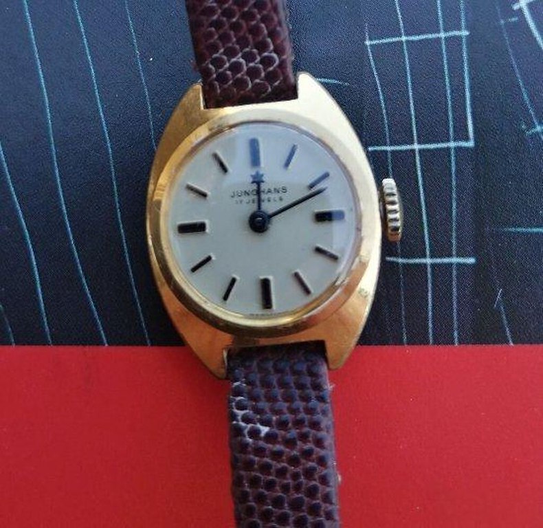 Junghans navijač pozlata, Excellanc Japan quartz watch. Cena za komad
