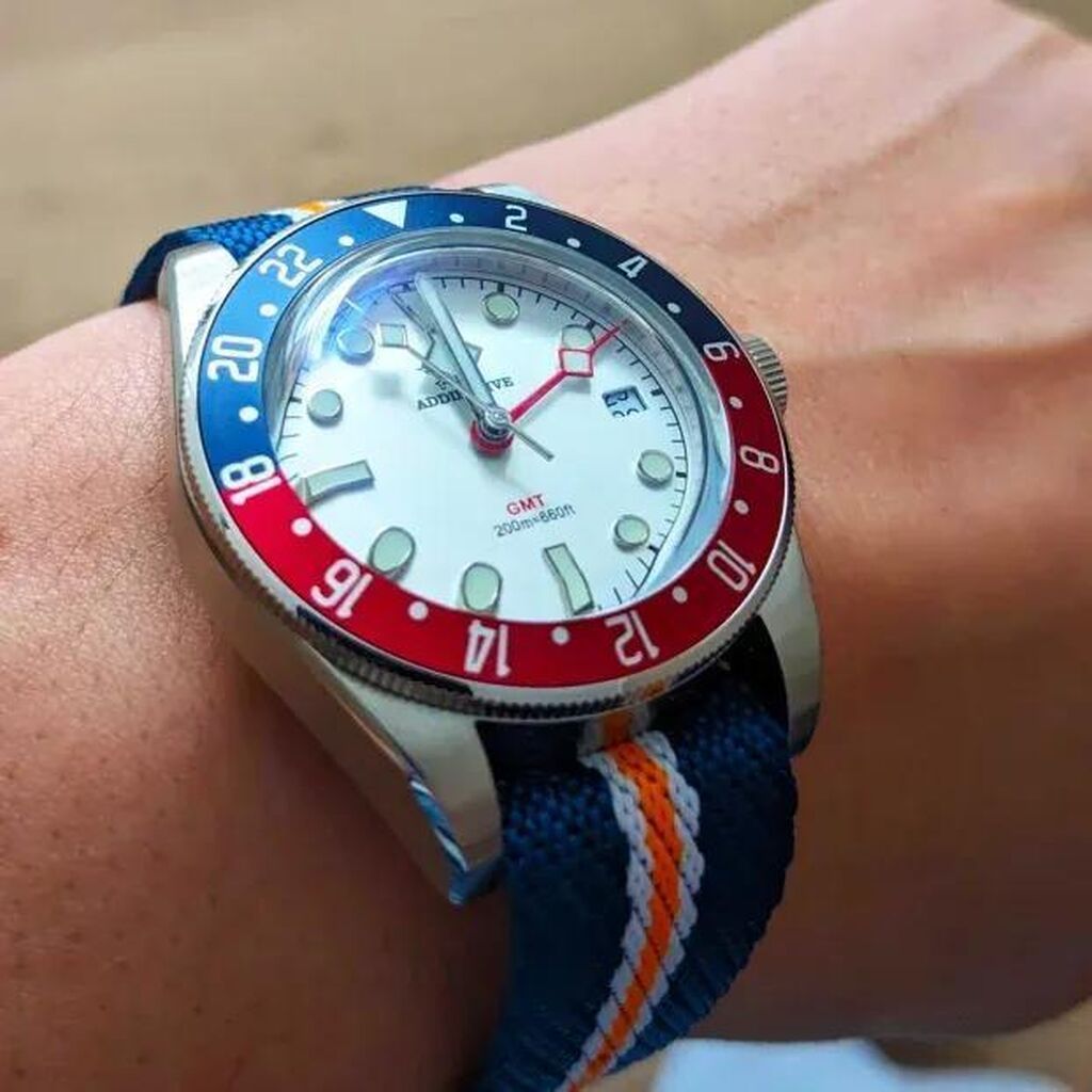 ADDIESDIVE AD2044 - 39mm -Pepsi- TUDOR Black Bay 58 GMT Hom