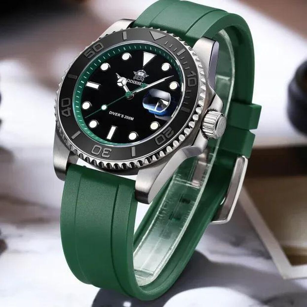 ADDIESDIVE AD2040 - 41mm -Zelena- Rolex YACHT-MASTER Homage Potpuno