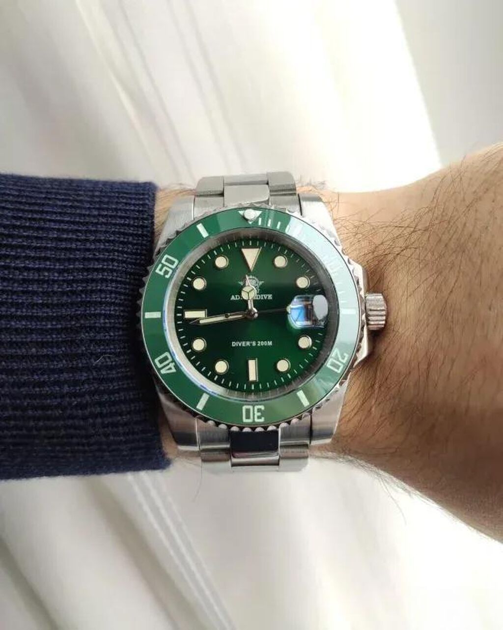 ADDIESDIVE MY-H3 - 41mm - Zelena - Rolex Submariner Homage Potpuno