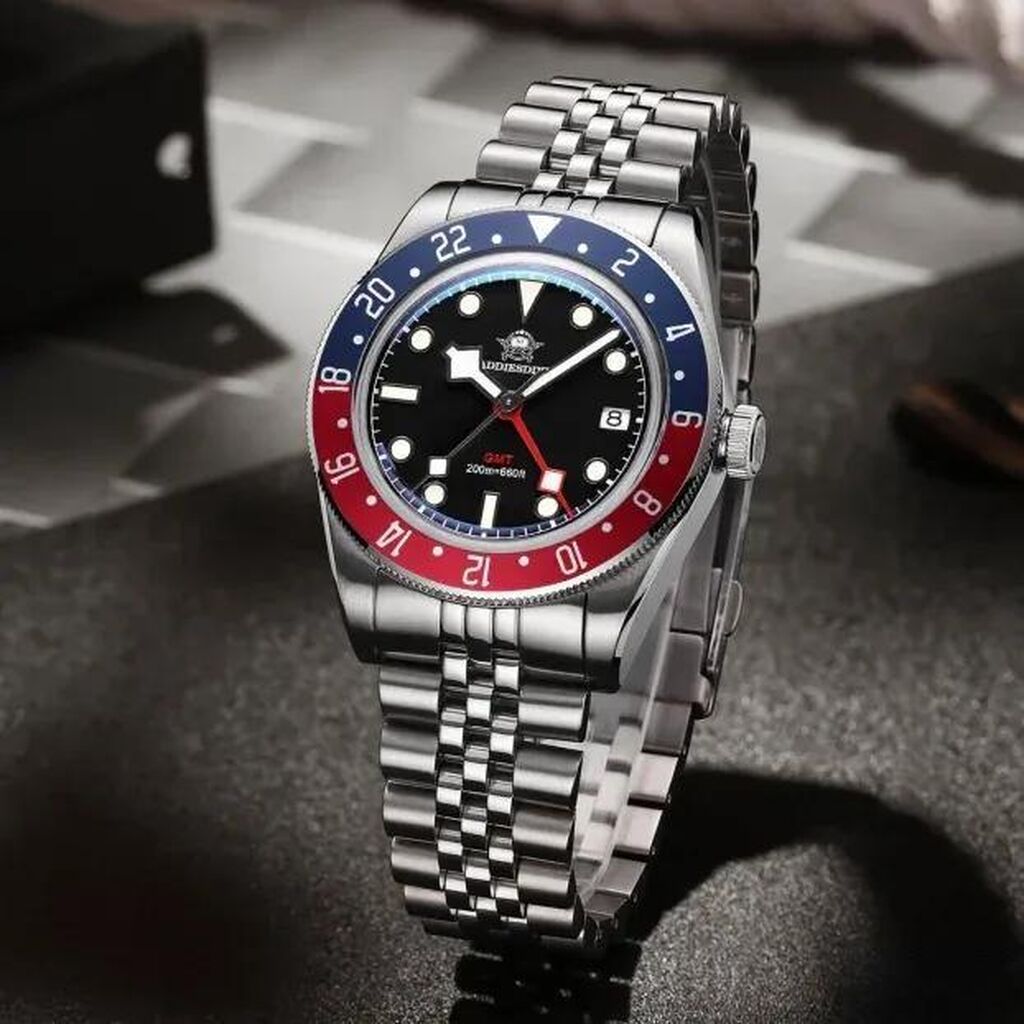 ADDIESDIVE AD2044 - 39mm -Pepsi- TUDOR Black Bay 58 GMT Hom Potpuno