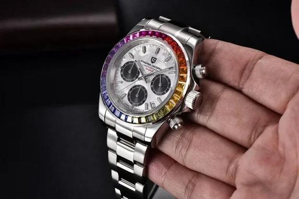 PAGANI DESIGN PD-1644 Sport - 40mm - RAINBOW - Rolex Daytona Potpuno