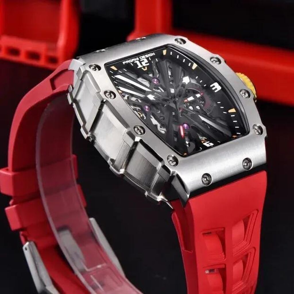 Pagani Design PD-1738 -Crvena- Richard Mille Skeleton Homage Potpuno