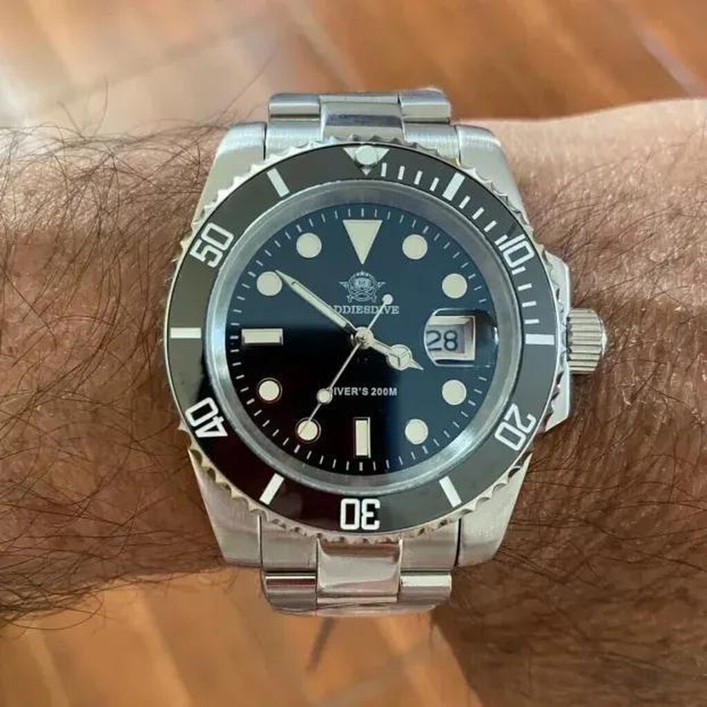 ADDIESDIVE MY-H3 - 41mm - Crna - Rolex Submariner Homage Potpuno nov
