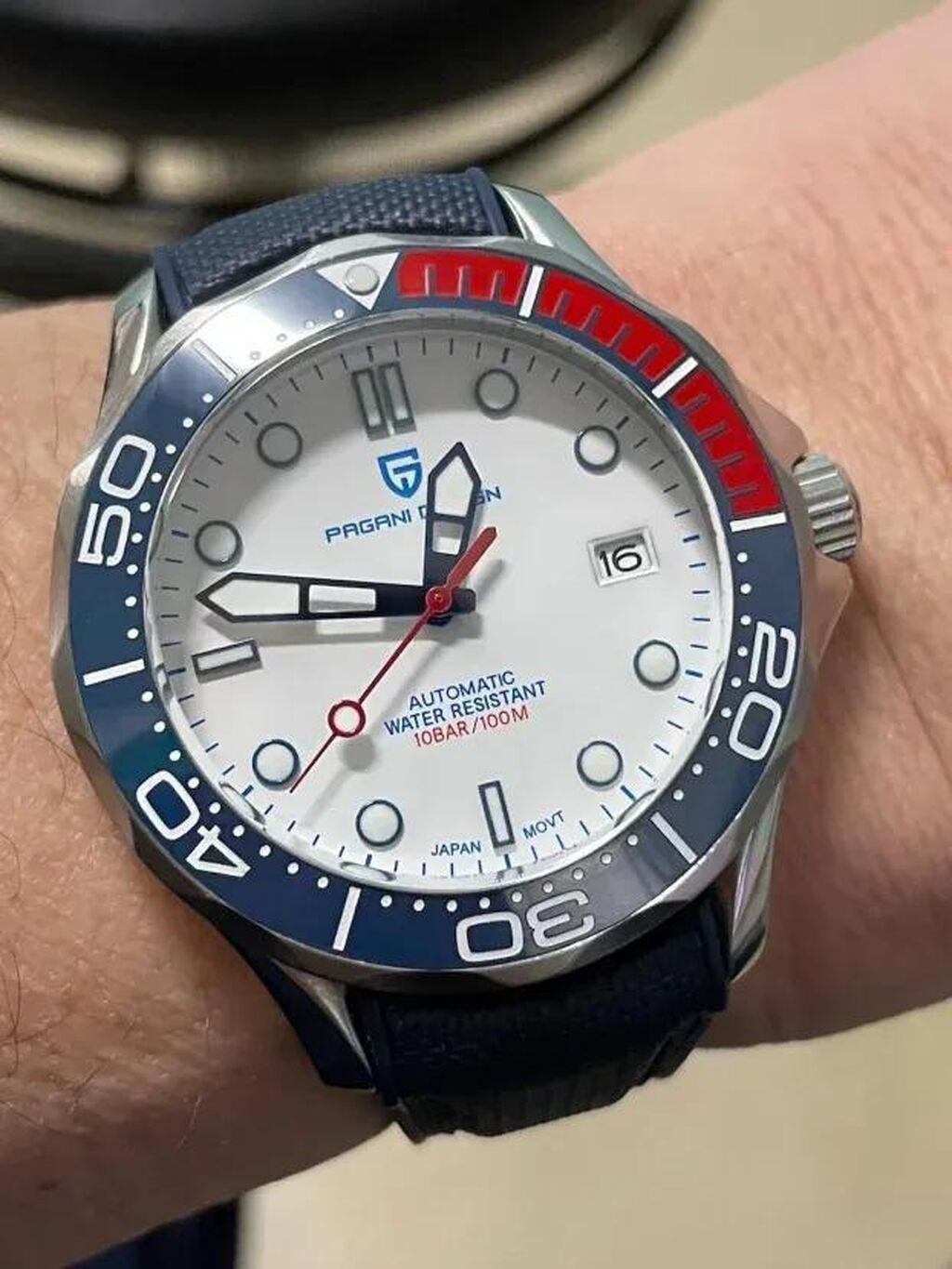 Pagani Design PD-1667 - Omega Seamaster Diver 300M Homage Potpuno nov
