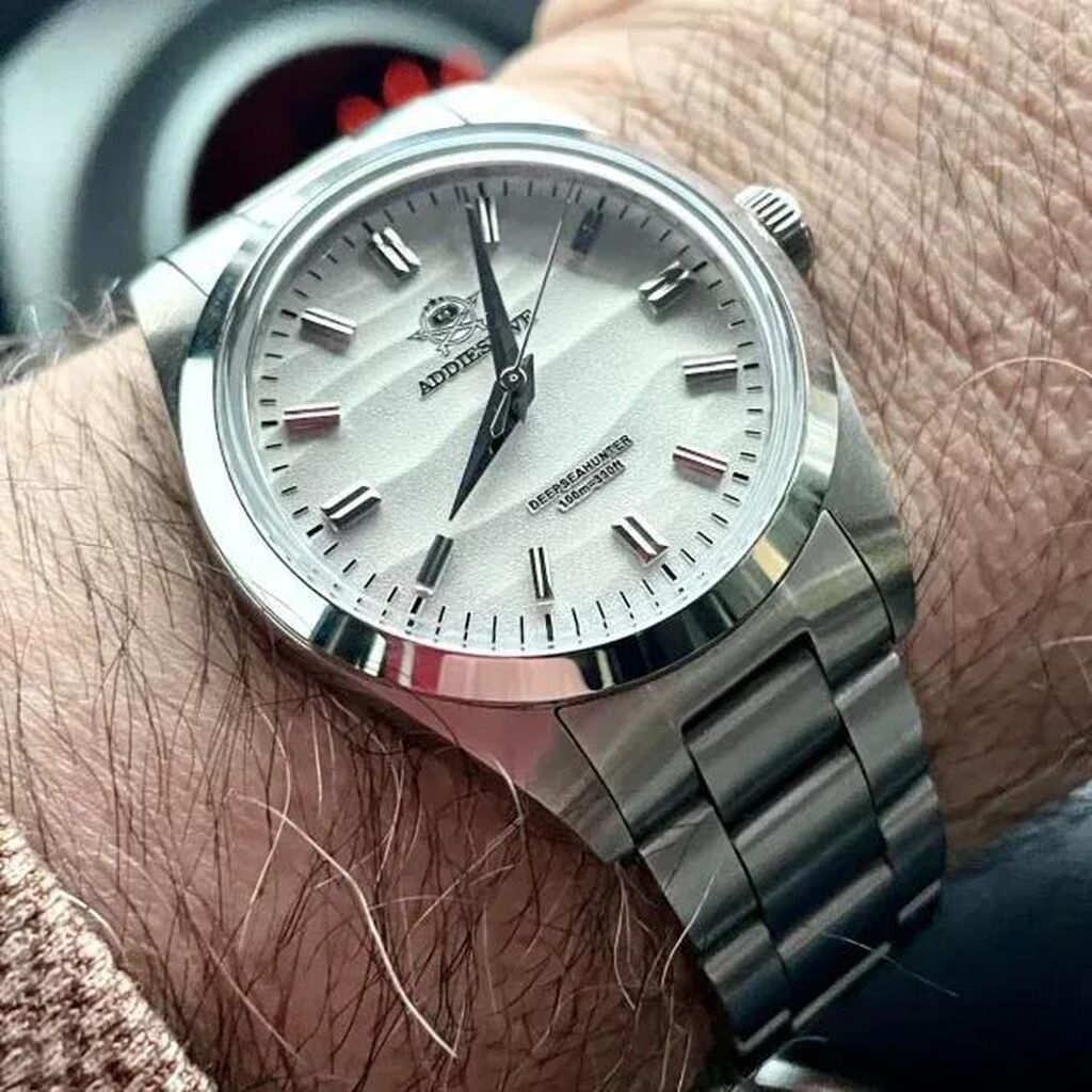 ADDIESDIVE AD2030 - 36mm - Bela - Seiko VH31 - MechaQuartz Potpuno