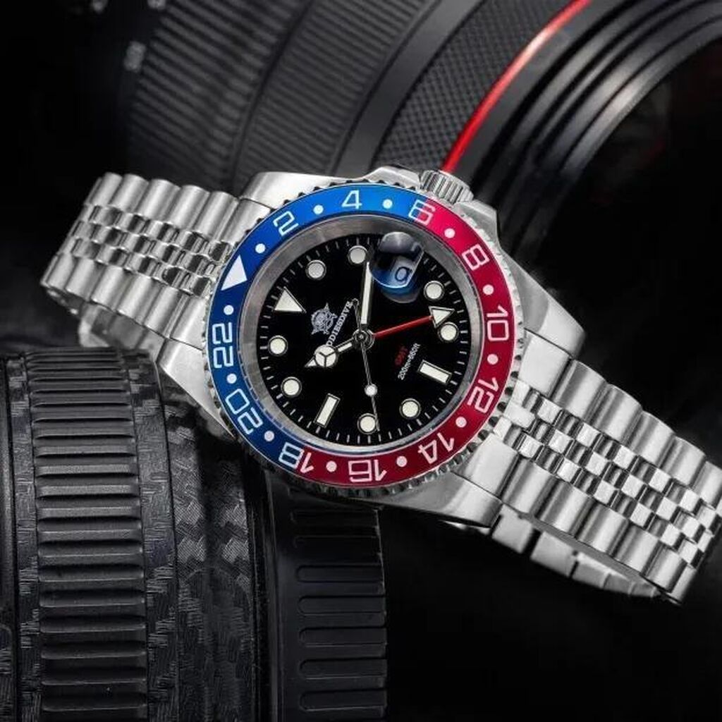 ADDIESDIVE AD2050 -40mm- Pepsi -Rolex GMT-Master II Hom Potpuno nov