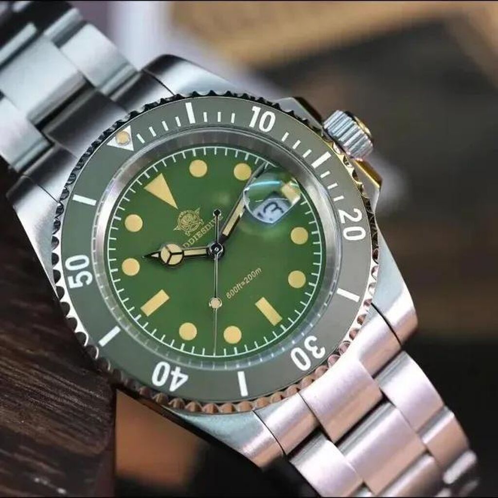 ADDIESDIVE AD2054 - 41mm - Zelena - Rolex Submariner Homage