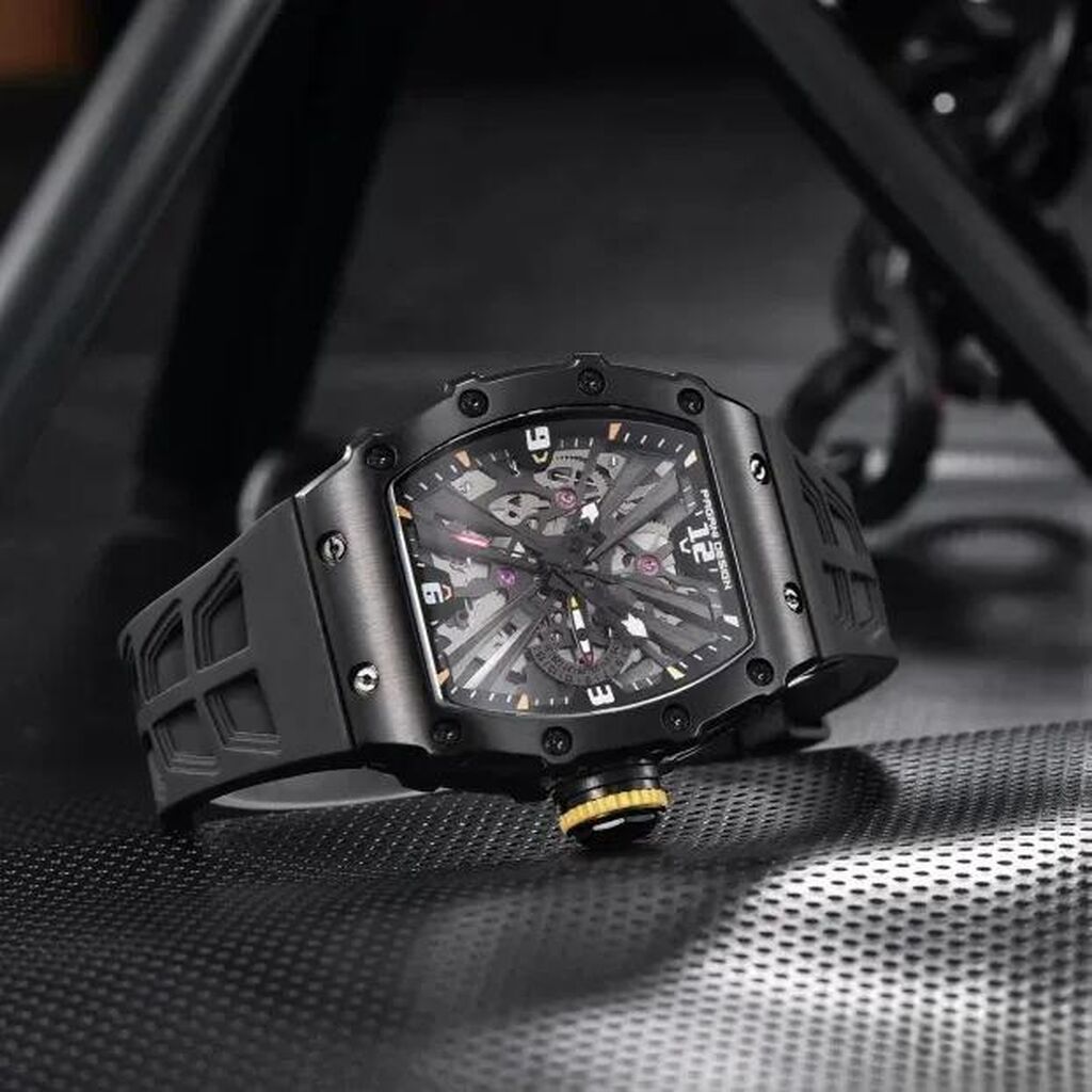Pagani Design PD-1738 -Crna/Full Black -Richard Mille Homage Potpuno