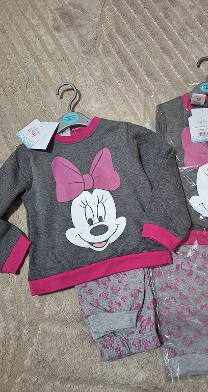 Dečiji komplet za devojčice – Minnie Mouse Velicina 80 - Dvod elni