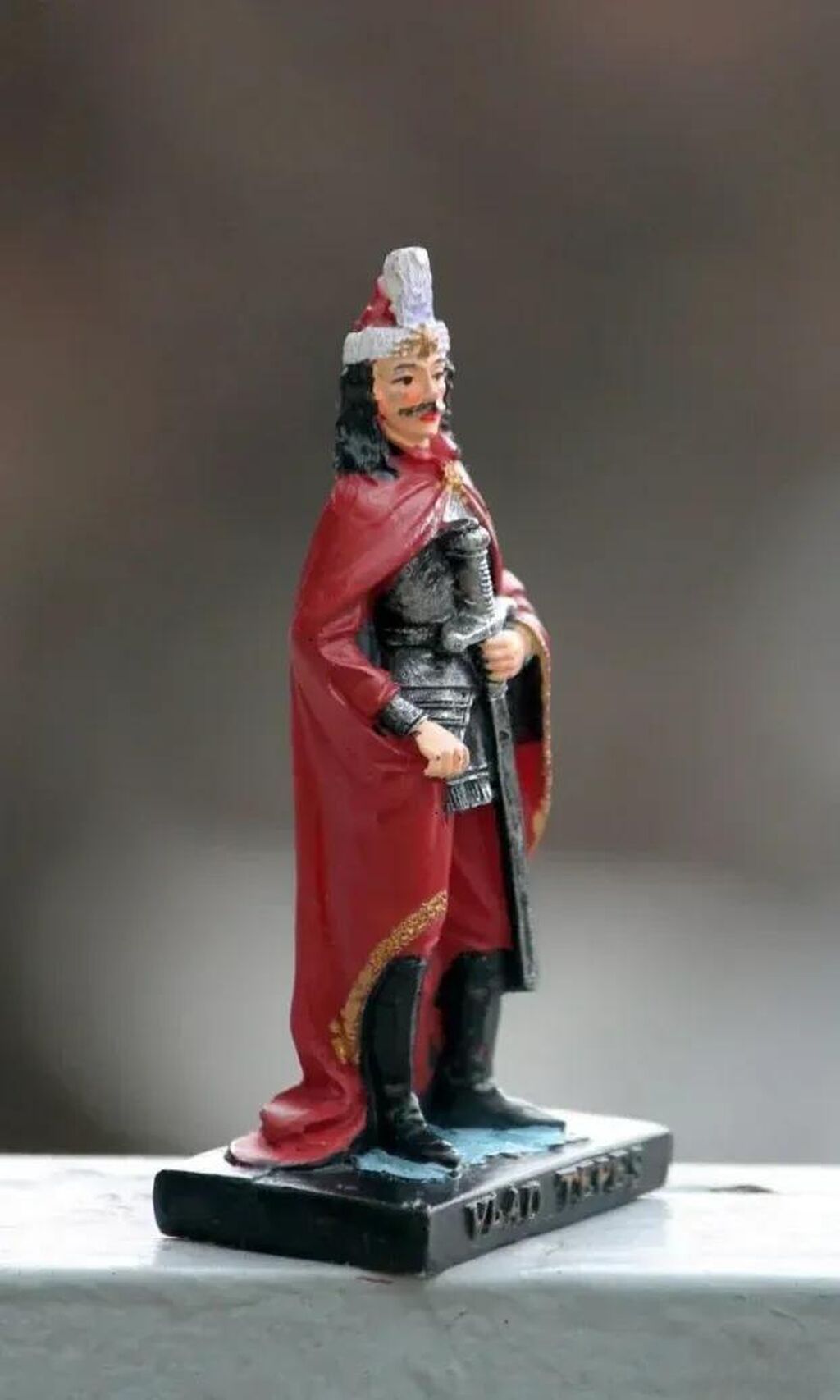 Vlad TEPEŠ Vlad the Impaler Nabijač DRAKULA figurina Resin. Figurina