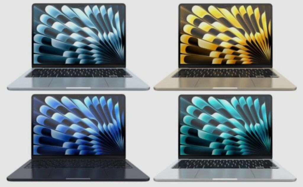 MacBook Air 13" M4 Silver, Starlight, Midnight, Sky Blue 10-Core CPU