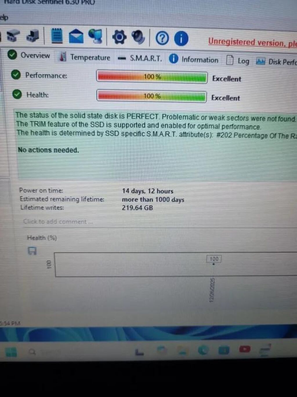 SSD Disk Crucial MX500 250Gb. Ispravan, zdrav 100%