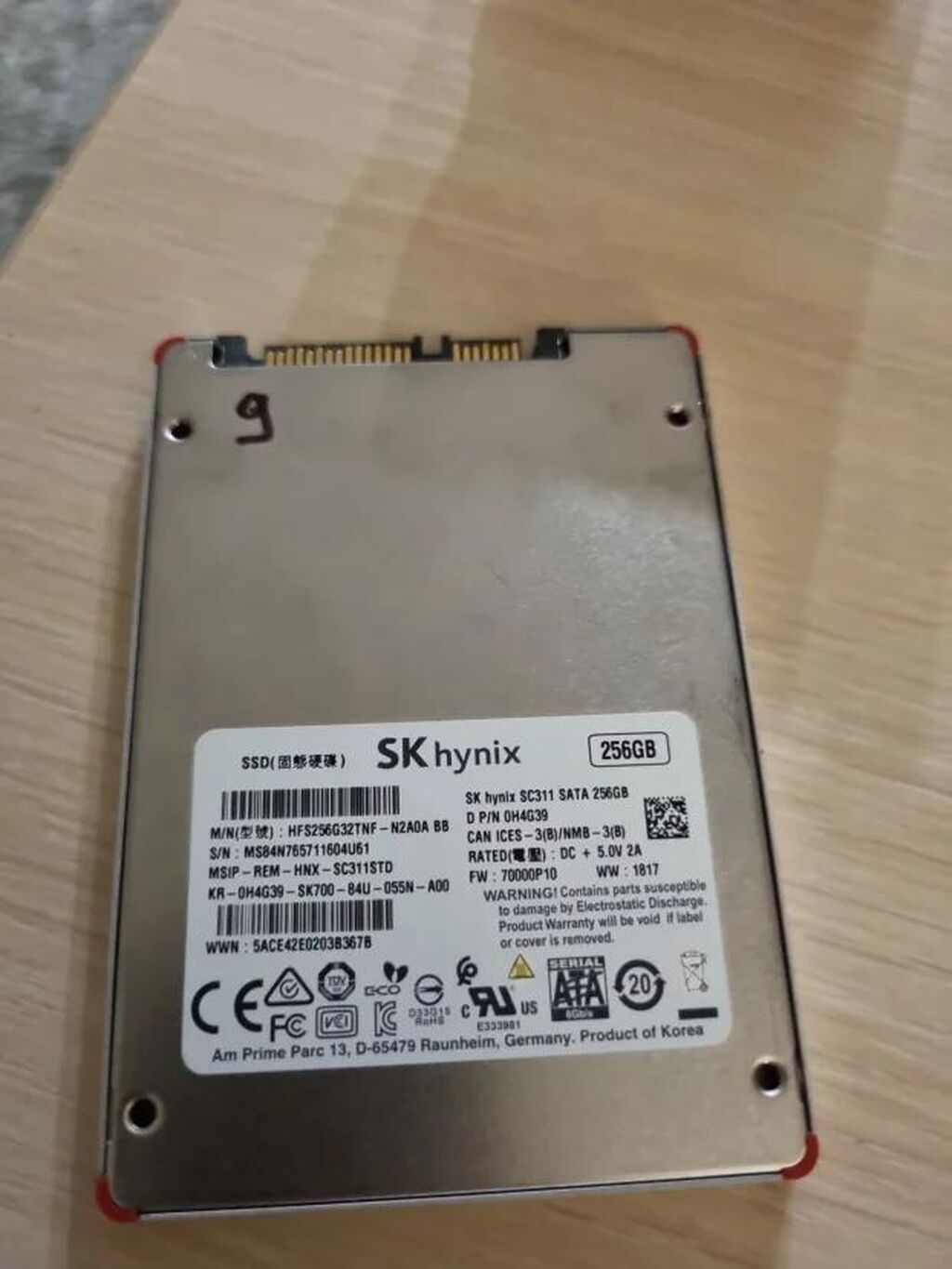 SSD Disk Hynix 256Gb. Ispravan, zdrav 100%