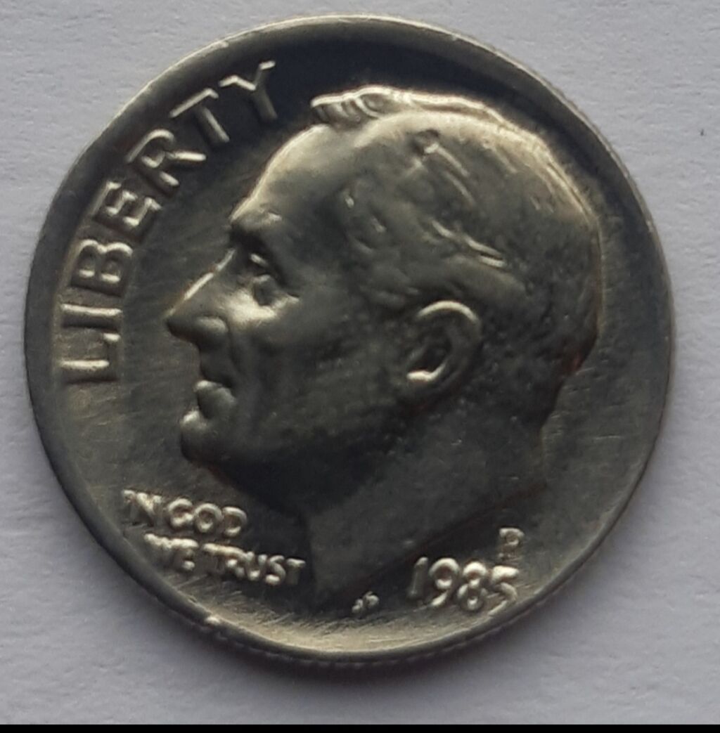 Američki desetocent (Roosevelt dime) – 1985 P - Država: Sjedinjene