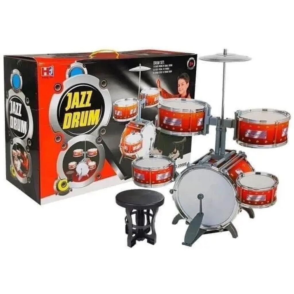 Dečiji set bubnjeva “Jazz Drum” – kompletan mini bubanj set za male