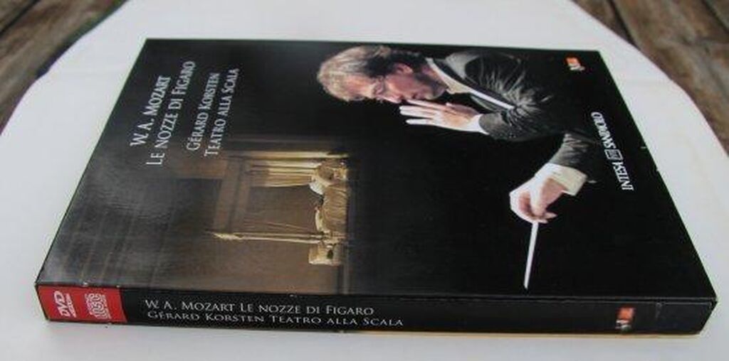 Figarova Ženidba Mocart Mozart - Audio CD +DVD; KOMPLET. Figarova