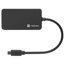 NATEC SILKWORM, USB 3.0 Type-C Hub, 4x Type-A, dužina kabla 15 cm (NHU-1343)