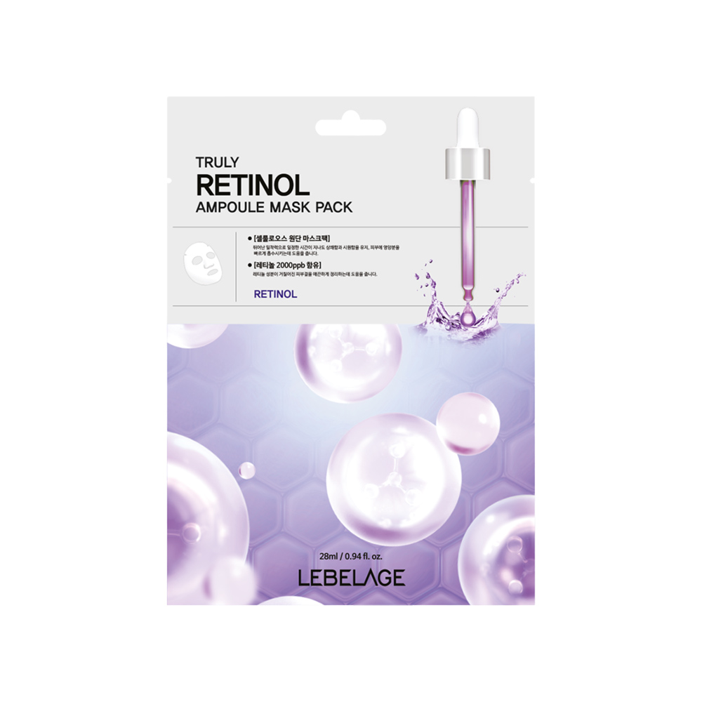 LEBELAGE Truly Retinol Ampoule Mask 28ml