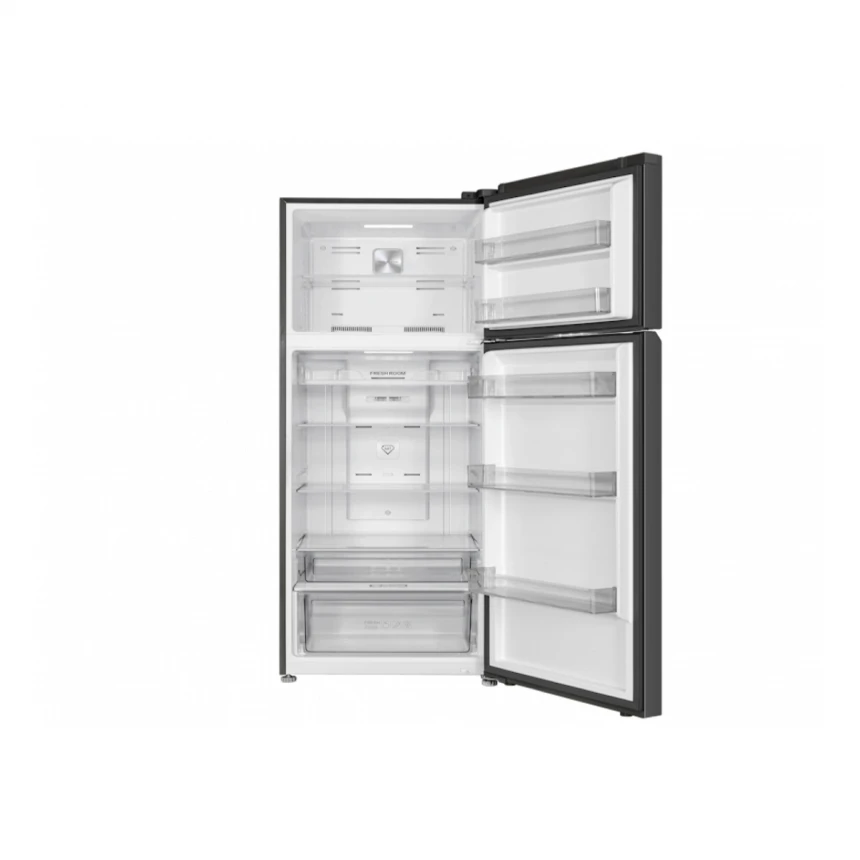 Frižider TCL RP465TSE1/samostojeci/kombinovani/TopFreezer/Total No Frost/E/465L/185x70,6x68,6cm/siva