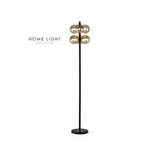 HOME LIGHT PODNA LAMPA TALIA 15 6*G9 CRNA/BAKAR