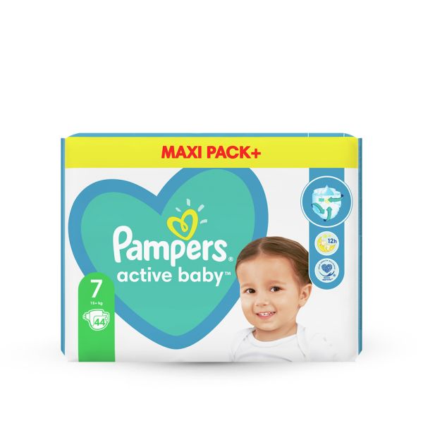 PAMPERS, PELENE ACTIVE BABY JPM7, 44 KOMADA