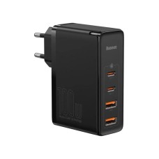 Baseus Baseus GaN2Pro punjač 100W 2* Usb A/ 2* Type C + kabl C/C crna
