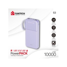 FANTECH Power bank Prenosiva baterija Fantech S3 10000mAh, 10W ljubicasti