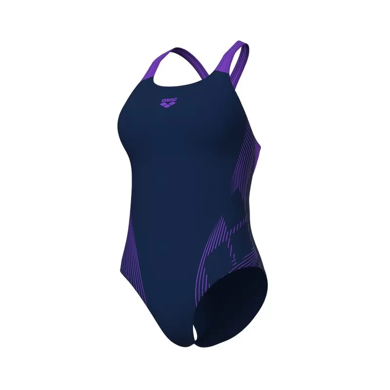 W ARENA LILY SWIMSUIT SWIM NAVY-VIOLET