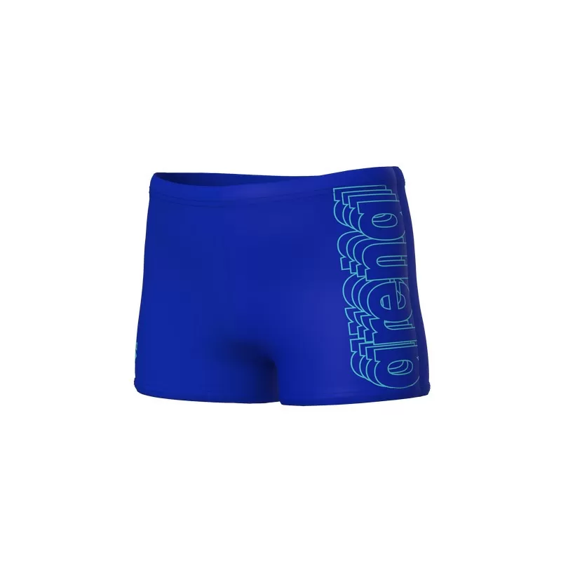 B ARENA DETAIL SWIM SHORT NEON BLUE