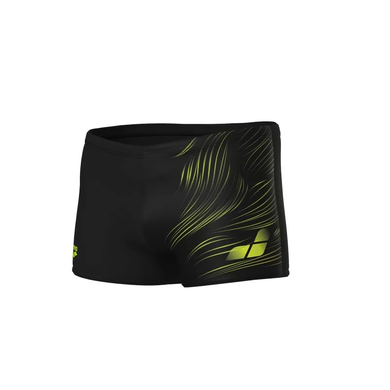 M ARENA FOLIAGE SWIM SHORT BLACK-BLACK MULTI