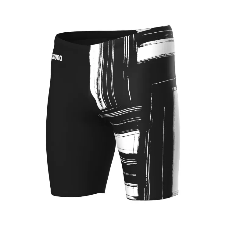 M ARENA GRID SWIM JAMMER BLACK-TEAM BLACK