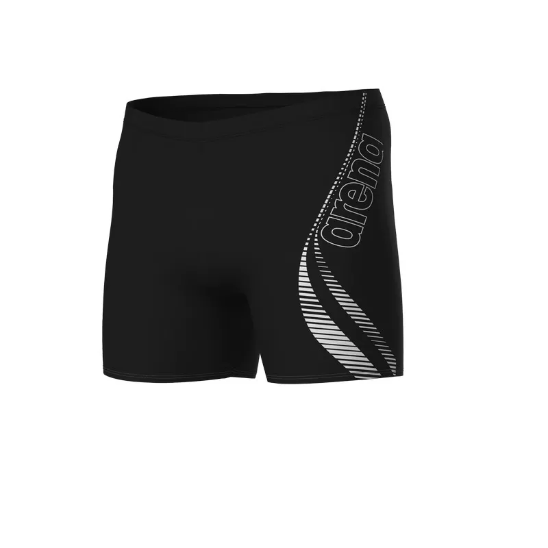 M ARENA PATH SWIM MID JAMMER BLACK-WHITE