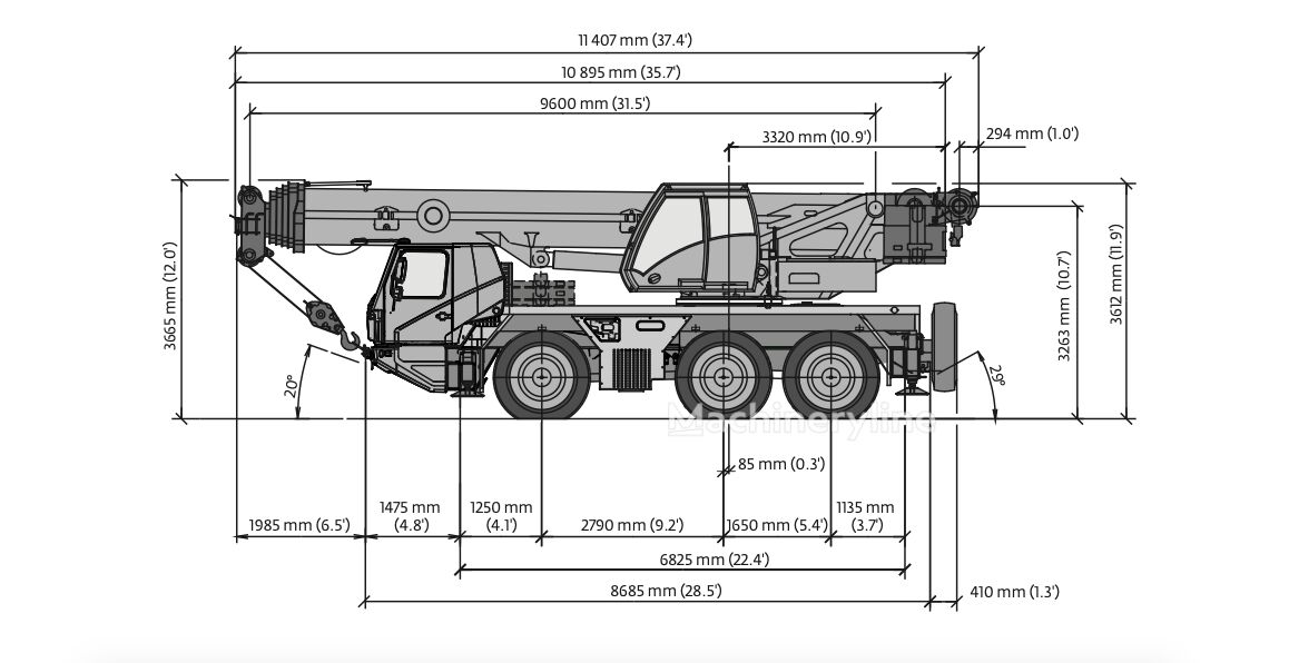 Grove GMK 3060 L-1 dizalica za sve terene
