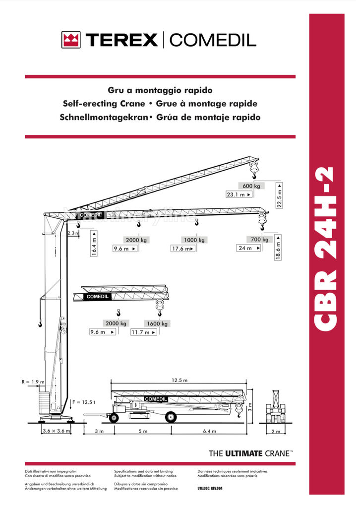 Comedil CBR 24 toranjska dizalica