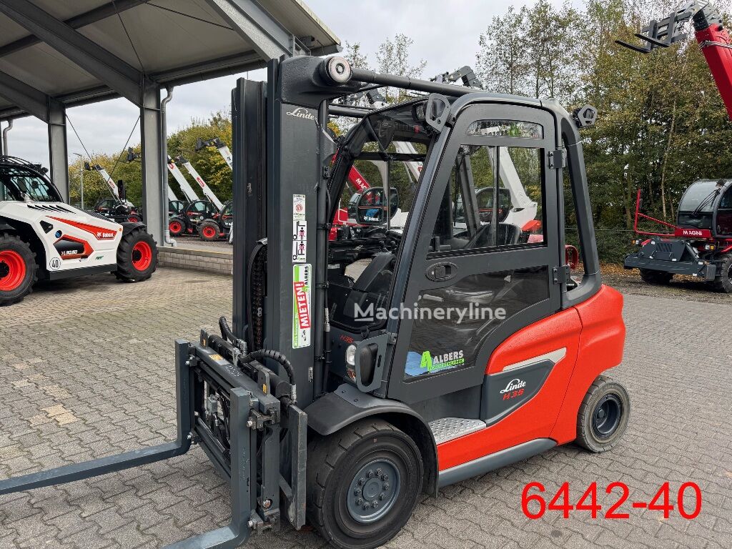 Linde H 35 T 01 viljuškar na gas
