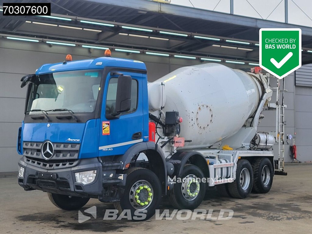 Mercedes-Benz Arocs 3240 8X4 9m3 Stetter Mixer Full Steel Euro 6 kamion s mešalicom za beton