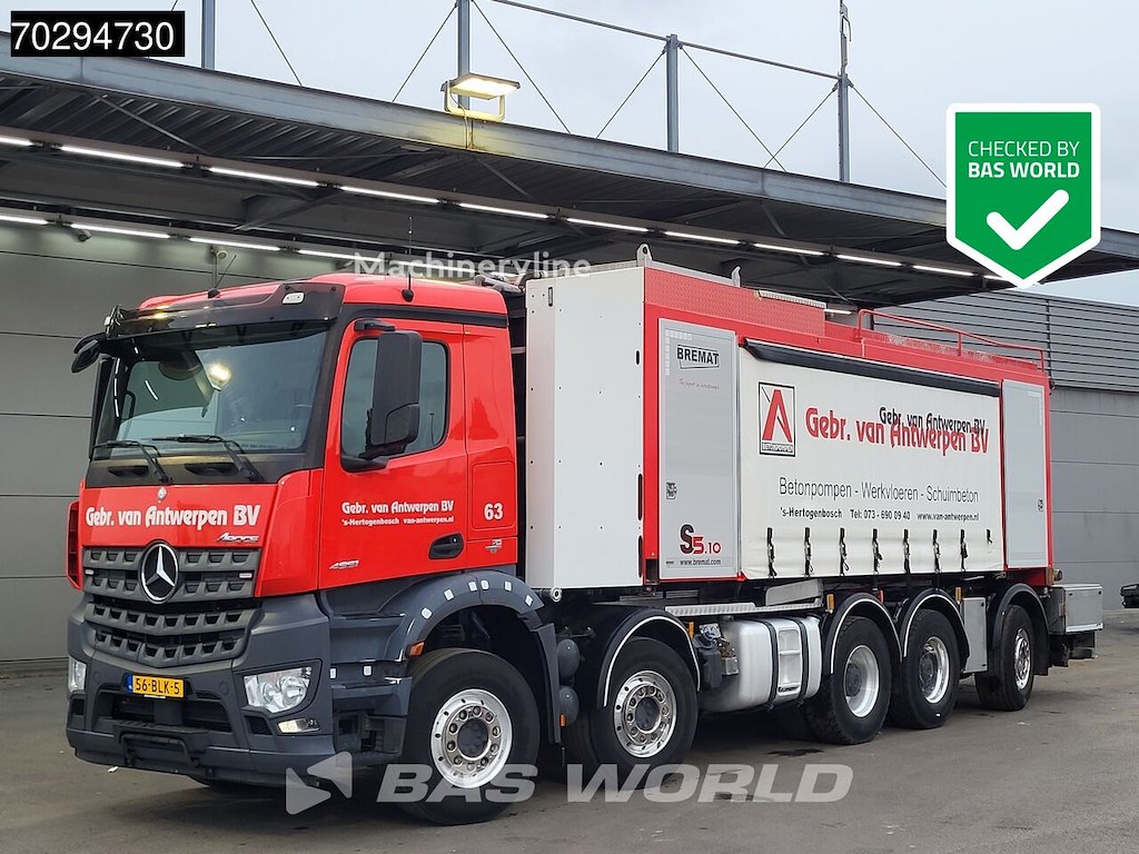 Mercedes-Benz Arocs 4951 Arocs 10X4 NL-Truck Bremat S5.10.13 XL sandmortal Lif mobilna fabrika betona