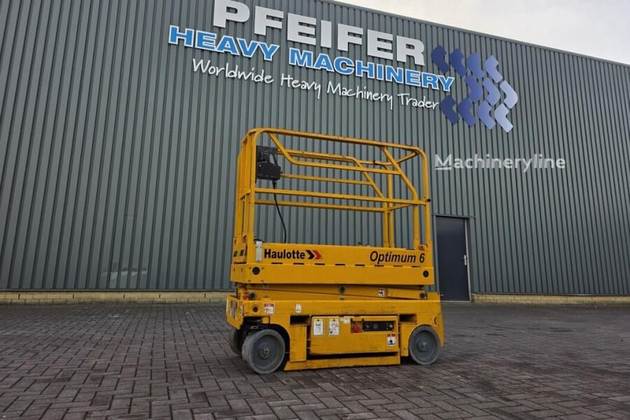 Haulotte Optimum 6 As-Is, Electric, 6.35m Working Height, 2 makazasta platforma