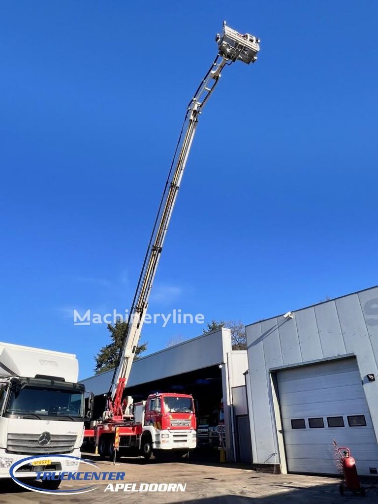 MAN TGA 26.350 Magirus ALP 320L = 32 meter, Waterpump, 6x4, Steel sp auto dizalica s korpom