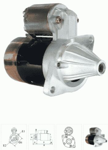 Electromotor pentru starter za Kubota D722 građevinske mašine