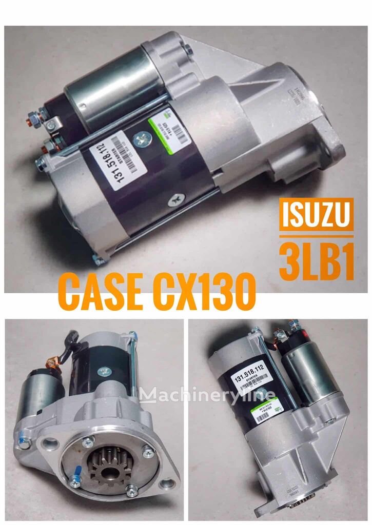 Electromotor Isuzu 3LB1 pentru Case CX130 131-518-112 starter za građevinske mašine