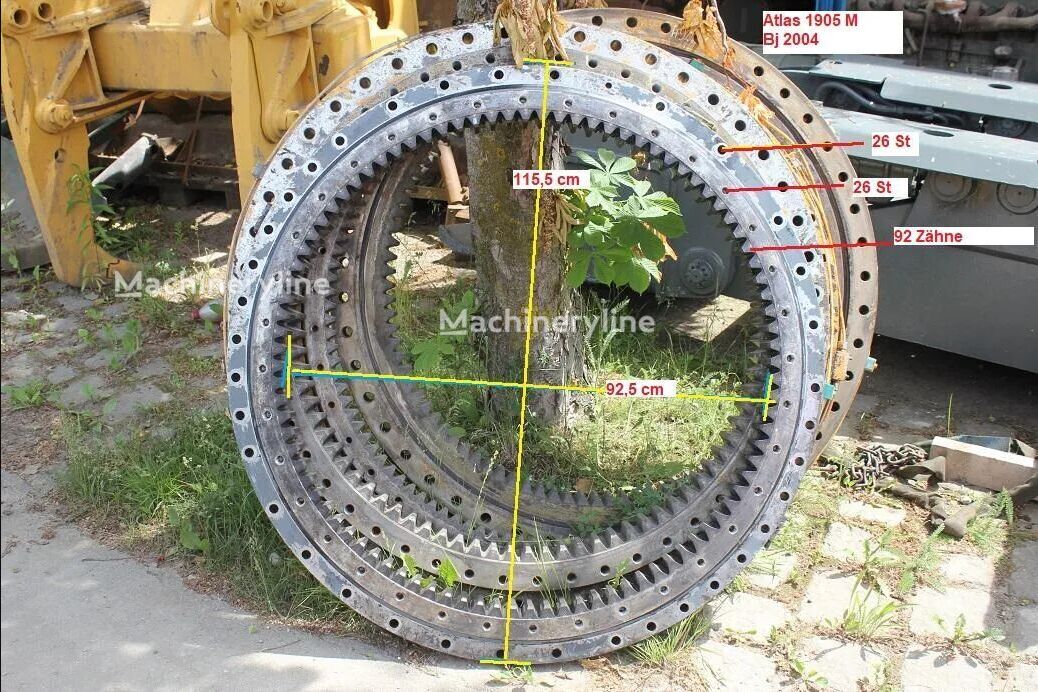 Coroană de rotire pentru excavator , diametru exterior 115,5 cm, okretni prsten za 1905 M građevinske mašine