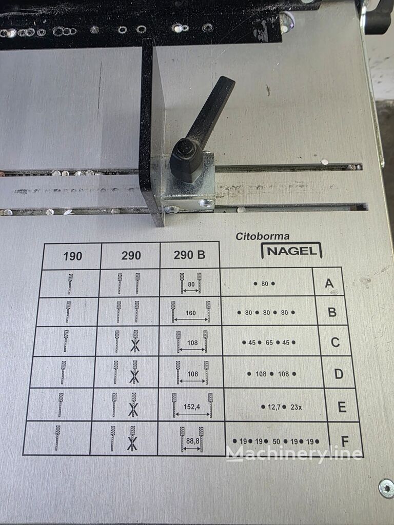 Nagel Citoborma 290 B mašina za bušenje papira