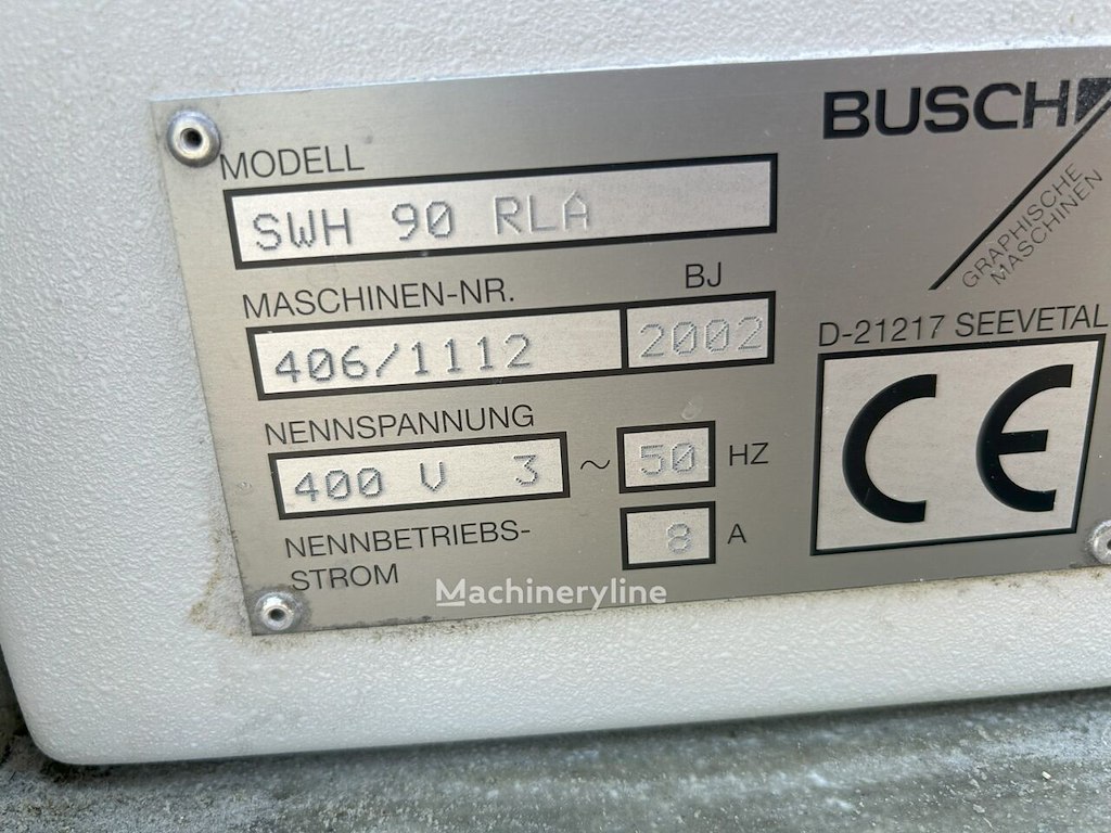 Busch SWH 90 RLA okretač hrpe