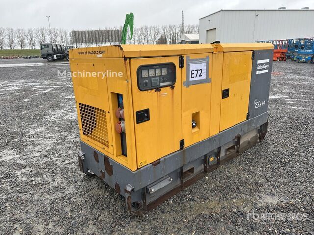Prodaje se Atlas Copco QAS60 diesel generator na aukciji