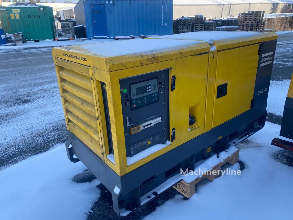 Prodaje se Atlas Copco QAS40 diesel generator na aukciji