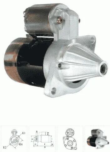 Electromotor pentru starter za Kubota D722 građevinske mašine