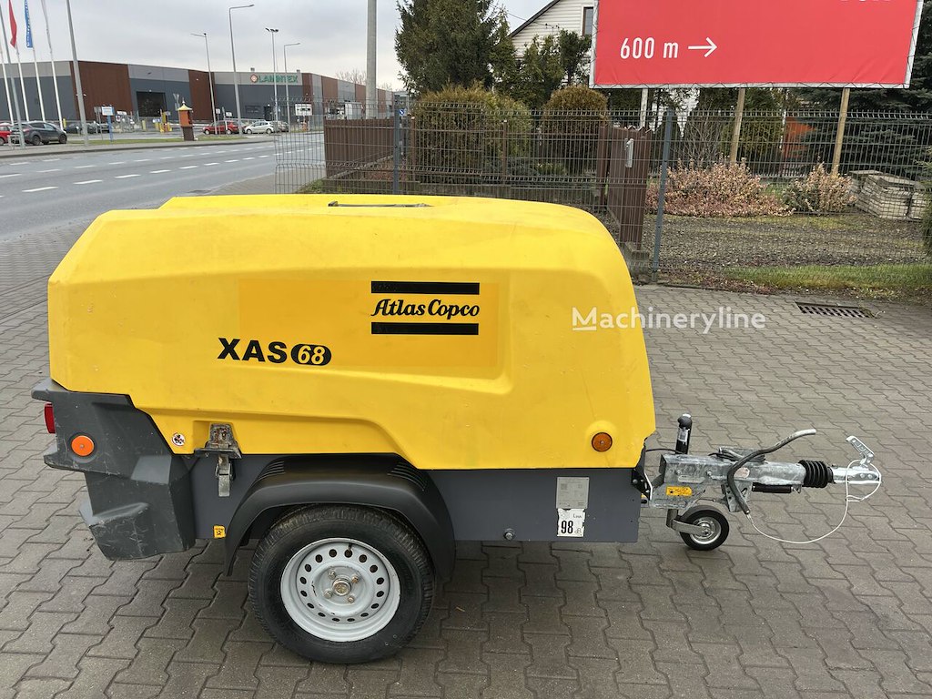 Atlas Copco XAS 68 mobilni kompresor