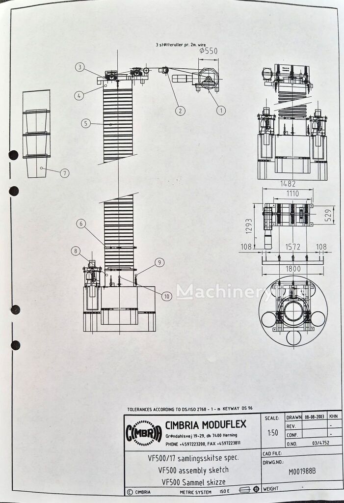 Cimbria Moduflex trakasti konvejer